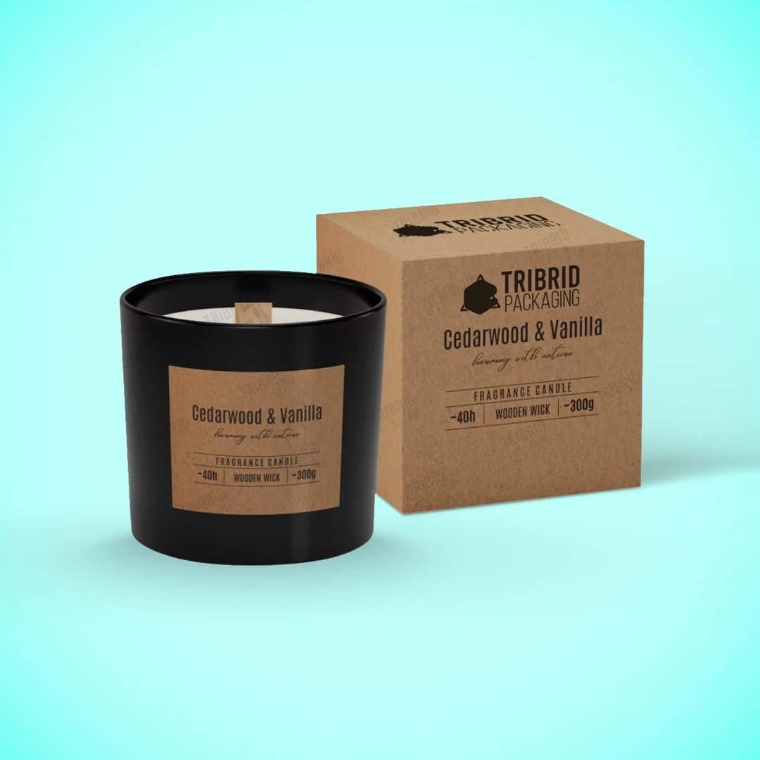 Fsc-Certified Corrugated Candle Box Coated Paper with Sponge Lining and ...