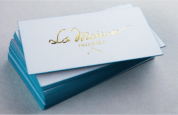 High Quality Luxury Custom Printing Metallic Foil Business Cards